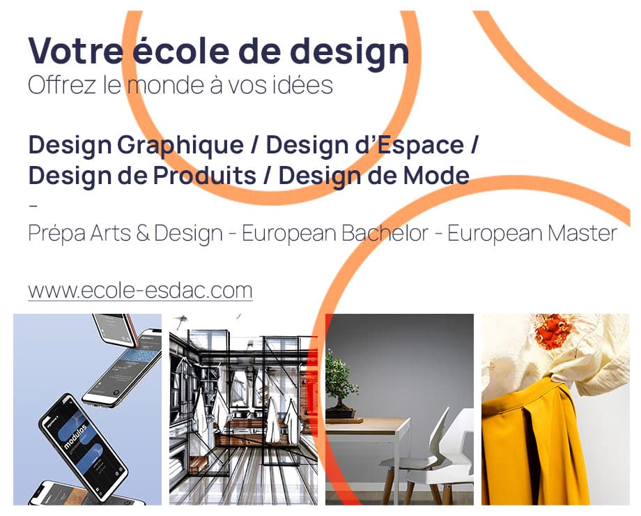 Ecole supérieure de design ESDAC - France & International