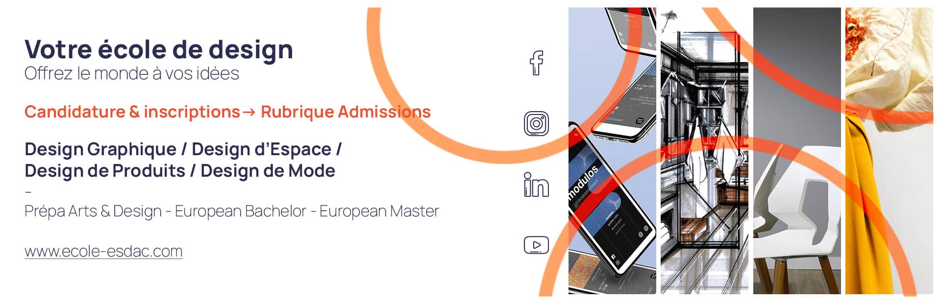 Ecole supérieure de design ESDAC - France & International