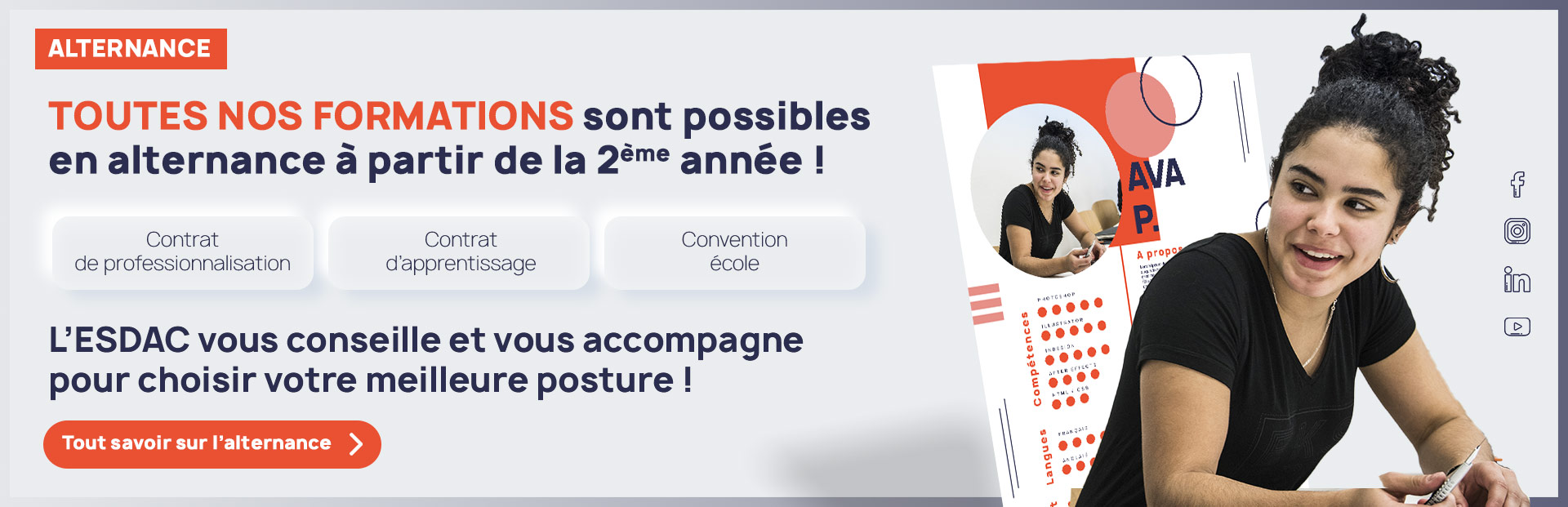 Ecole supérieure de design ESDAC - France & International